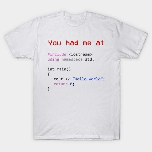 Hello World First Program In Computer Science Programming Languange